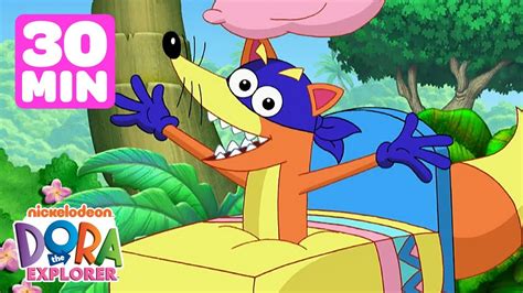 Swipers Silliest Swipes 😝 30 Minute Compilation Dora The Explorer