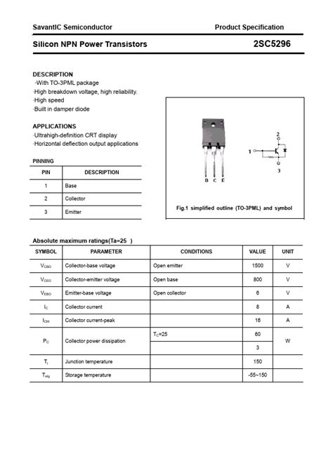 C5296 Datasheet Savantic