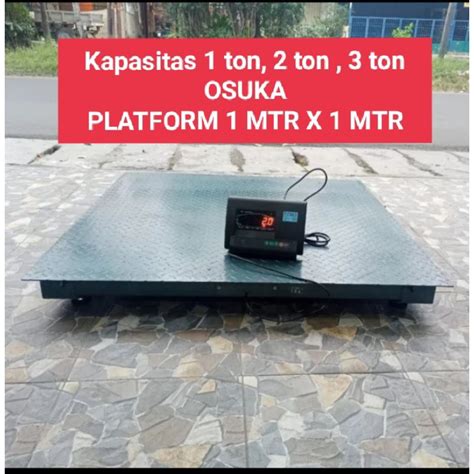 Jual Timbangan Floor Scale 150 Cm X 150 Cm Kap 1 Ton 2 Ton 3 Ton