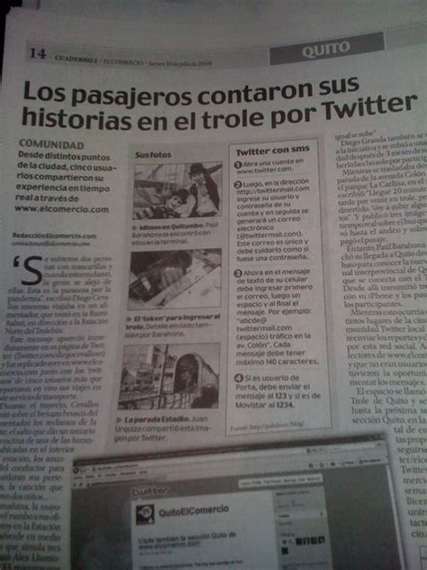 La Crónica va del móvil a Twitter y se imprime en El Comercio Cobertura Digital