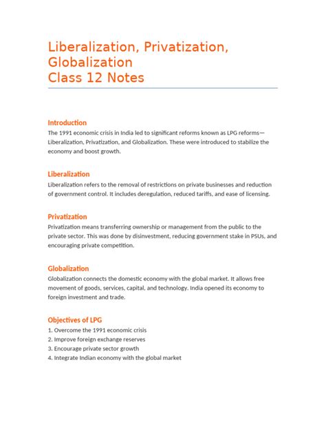 Lpg Retro Notes Class12 Pdf