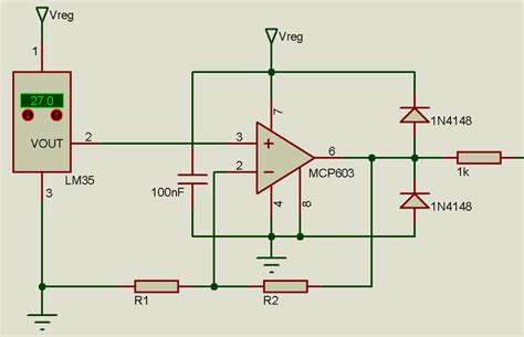 Temperature Sensor Amplifier Circuit Download Scientific Diagram