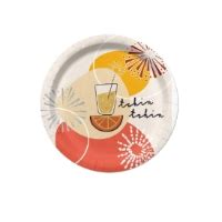 Set De 10 Assiettes En Carton 23 Cm Apero Tchin à Prix Carrefour
