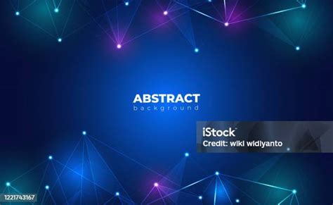 인터넷 연결 네온 효과 기술 배경 디지털 과학 기술 개념 디지털 기술의 배경 벡터 일러스트레이션 0명에 대한 스톡 벡터 아트 및 기타 이미지 Istock