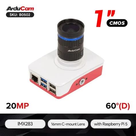Arducam Pivistation 5 Klarity 20mp Imx283 All In 1 High Sensitivity