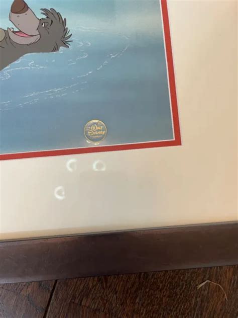 Disney Jungle Book Cel “the Bear Necessities” Animation Art Ltd Edition