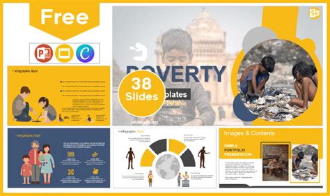 Free Poverty Powerpoint Template Free Printables