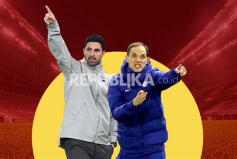 Infografis Arsenal Vs Chelsea London Membara Republika Online