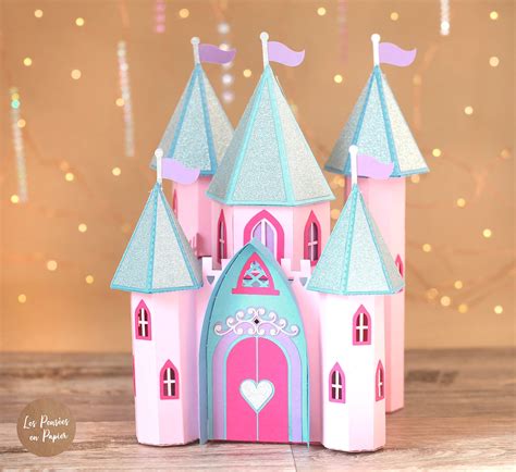 Princess Castle Exploding Box Svg Download Digitale Etsy Italia