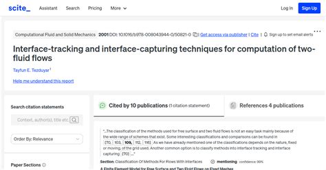 Interface Tracking And Interface Capturing Techniques For Computation Of Two Fluid Flows