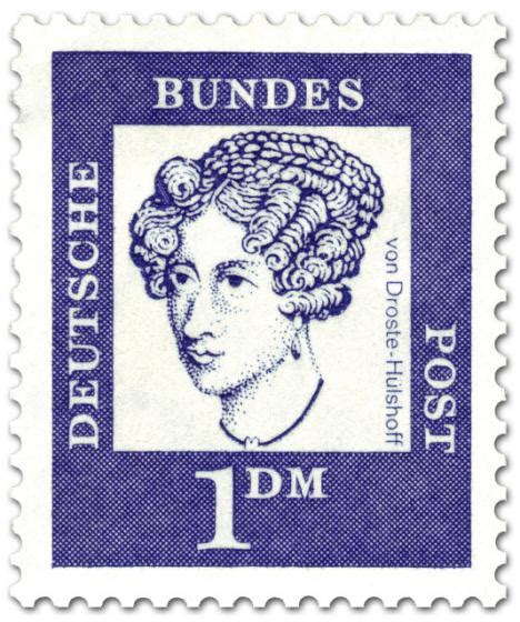 Annette von Droste Hülshoff Dichterin german stamp