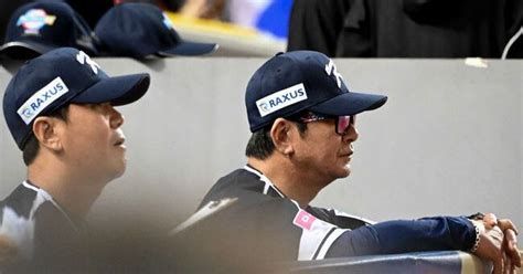 사진 류중일 감독 첫승 잡아야 하는데