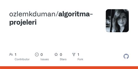 Github Ozlemkdumanalgoritma Projeleri