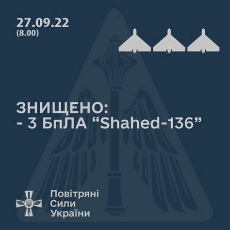 Іранські БПЛА камікадзе якими користується Росія зранку атакували