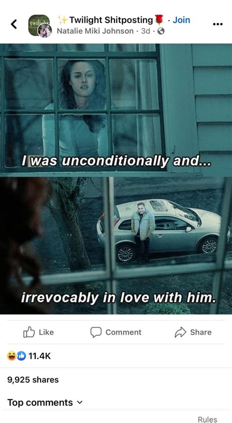The Kevin James Meme Has Reached The Facebook Twilighters 😭 R