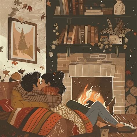 Premium Vector Homey Comforts Cozy Illustrations Embracing Warmth