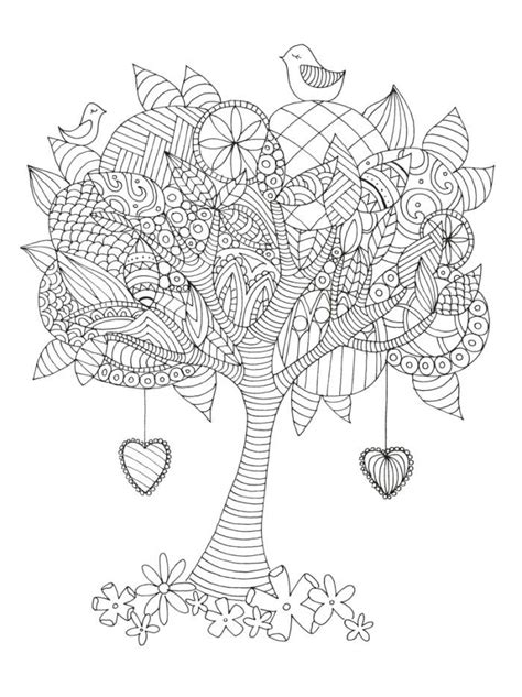 Simple Tree Roots Coloring Coloring Pages