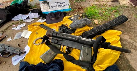 El Arsenal Con El Que Capturaron A “aceite” Acusado Del Crimen De Un