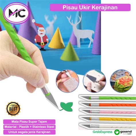 Jual Pisau Ukir Kerajinan Cutter Craft Pen Alat Pemotong Kertas Kayu Seni Kab Tangerang Mc