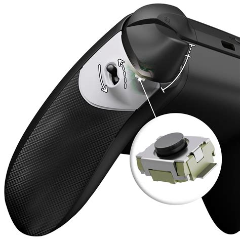 Extremerate Flexor Clicky Rubberized Side Rail Grips Trigger Stop Kit For Xbox Series X And S