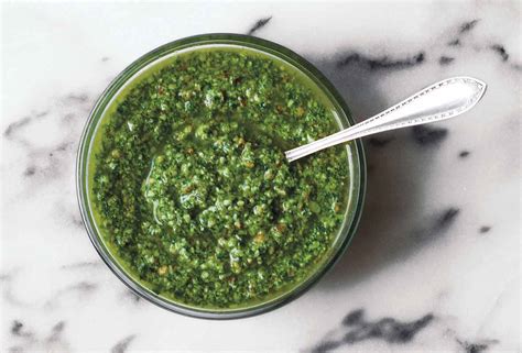 Spinach Almond Pesto Recipe Leites Culinaria
