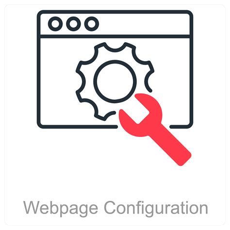 Webpage Configuration And Design Icon Concept 46284012 Vector Art At