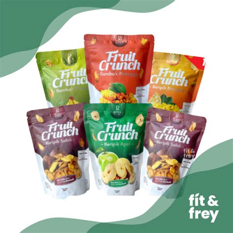 Jual ROUX Fruit Crunch Keripik Buah Rambak Pisang Mangga Nangka