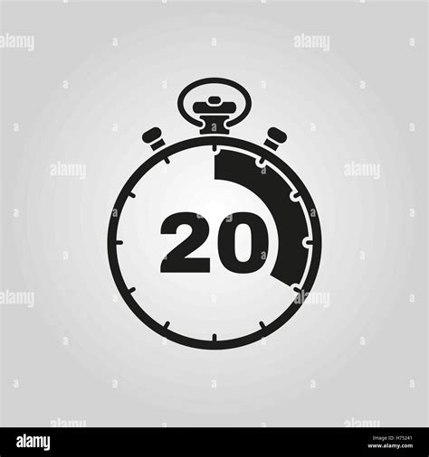 20 Seconds Minutes Stopwatch Icon Hi Res Stock Photography And Images