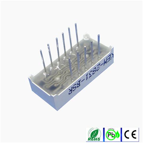 Oem 3 Digit 028 White 7 Segment Led Display Customized Factory