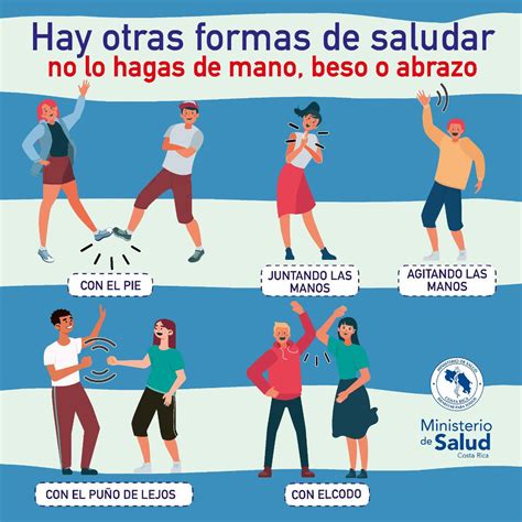 Ministerio de Salud de Costa Rica on Twitter Cómo saludarse