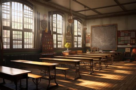 Premium Ai Image Class Room