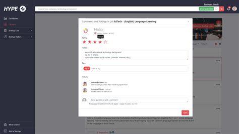 Startup Scouting Solution Hype Innovation
