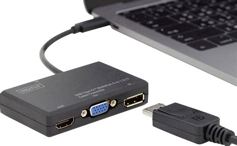 Digitus Da 70848 Usb Dvi Displayport Hdmi Vga Adapter 1x Usb C