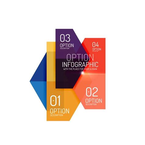 Premium Vector Infographic Modern Templates Geometric Shapes