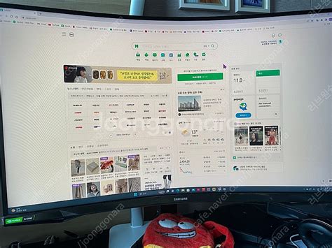 삼성 오디세이g7 240hz 32인치 게이밍 모니터 팔 모니터 중고나라