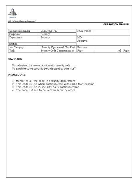 01 Sc 02 Security Code Communication Pdf