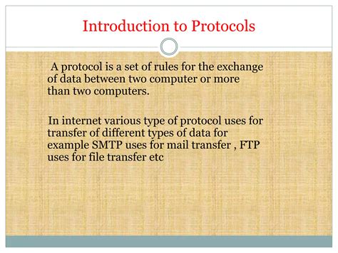 Network Protocols Ppt