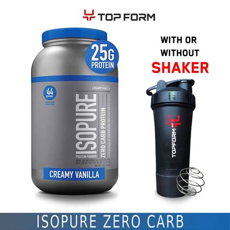 Isopure Zero Carb Isolate Whey Protein 3lbs Zero Carb And Keto Friendly