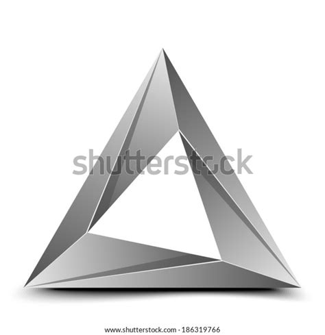 Folded Triangle Stock Vector Royalty Free 186319766 Shutterstock