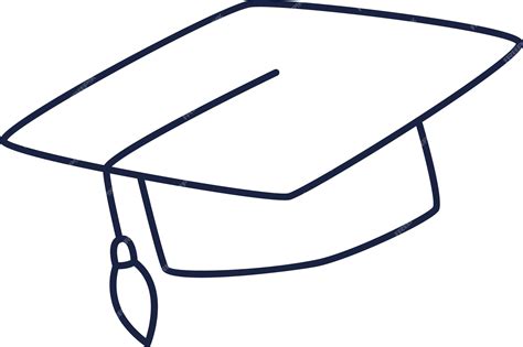 Premium Vector Graduation Cap Doodle