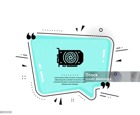 Gpu 그래픽 카드 아이콘입니다 컴퓨터 구성 요소 하드웨어 기호입니다 벡터 0명에 대한 스톡 벡터 아트 및 기타 이미지 0명 고급 기포 Istock