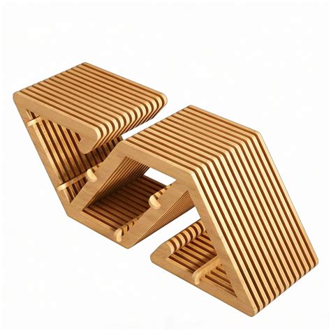 Geometric Zig Zags Table Parametric Coffee Table Artistic Furniture