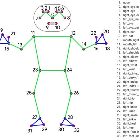 The Order And Labels Of Mediapipes Hands Keypoints 20 Download
