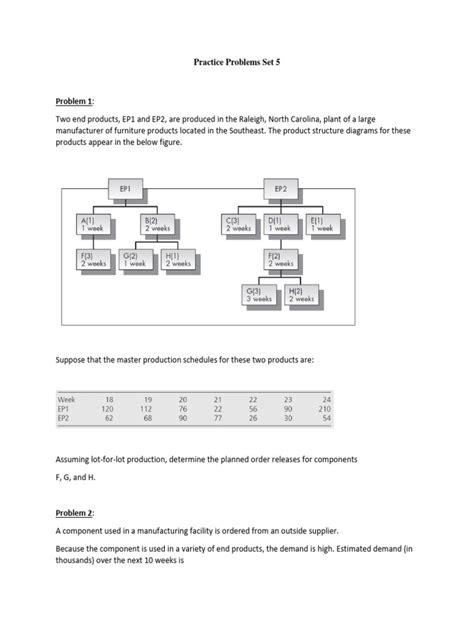Practice Problems Set 5 Instructions Pdf