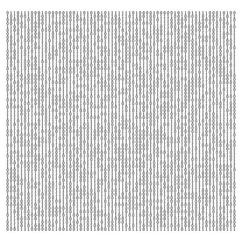 Premium Vector Design Elements Binary Computer Code Halftone Pattern