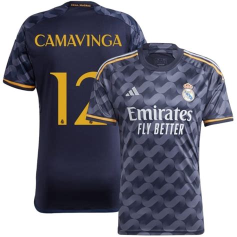 Maillot Real Madrid Ext Rieur Camavinga Foot Soccer Pro