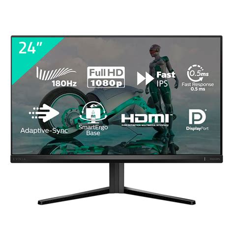 Monitor Gamer Philips 24 Evnia Full Hd 180hz 0 5ms Ips 24m2n3200l