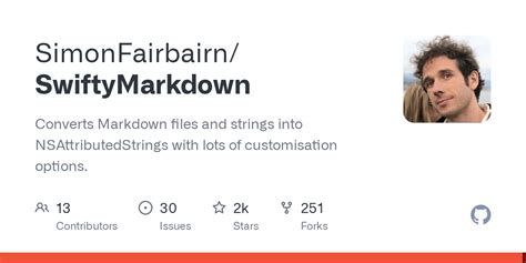 GitHub SimonFairbairn SwiftyMarkdown Converts Markdown Files And