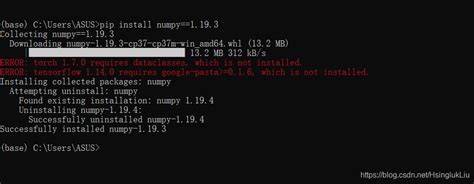 Python报错： Runtimeerror The Current Numpy Installation ‘ddevelop