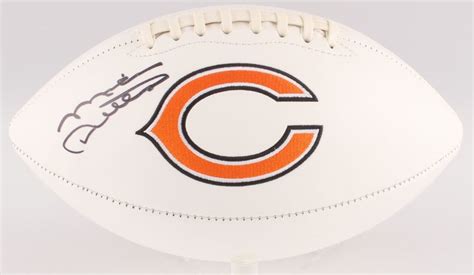 Mike Ditka Signed Chicago Bears Logo Football Beckett Coa